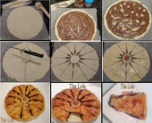 PASTEL ESTRELLA DE HOJALDRE Y NUTELA (Tradicional) – Robot Cocina Mallorca